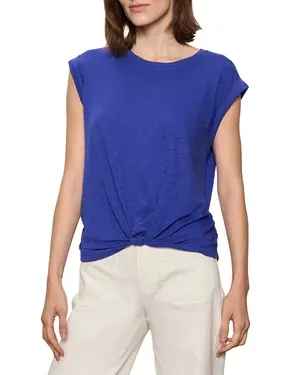Sanctuary Knotted Hem Muscle Tee - Luminous