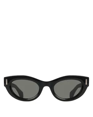 FERRAGAMO Rivet Cat Eye Sunglasses - Black