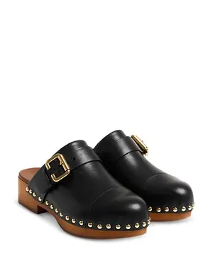 Women's Black Clogs