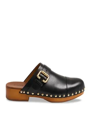 Chloé Jeannette Clogs - Black