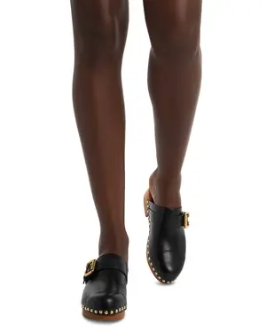 Chloé Jeannette Clogs - Black