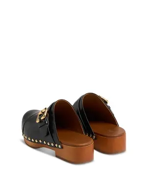 Chloé Jeannette Clogs - Black