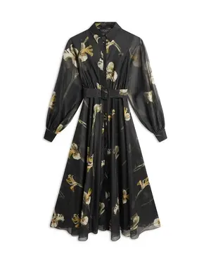 Ted Baker London Liorral Printed Organza Maxi Dress