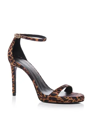 STUART WEITZMAN Nudist Platform Sandals - Classic Leopard