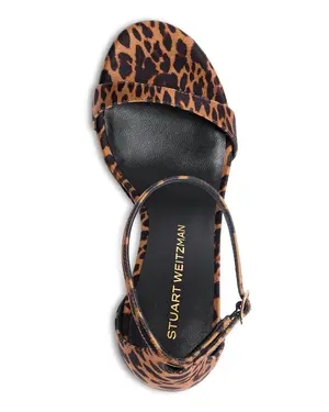 STUART WEITZMAN Nudist Platform Sandals - Classic Leopard
