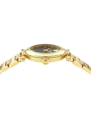 Versace Greek Watch, 35mm - Black/gold