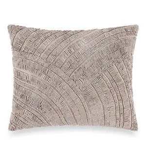 Donna Karan New York Home Foil Printed & Textured Decorative Pillow, 16 X 20 - Orange
