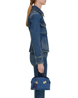 FERRAGAMO Hug Mini Handbag - Denim