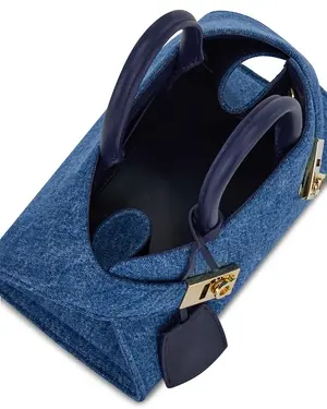 FERRAGAMO Hug Mini Handbag - Denim