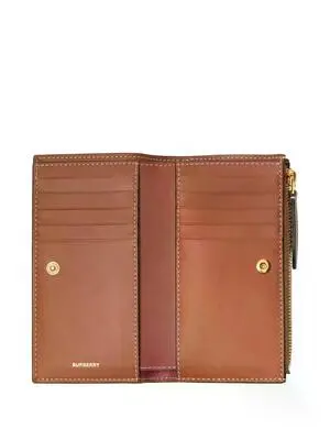 Burberry Medium Check Bifold Wallet - Neutrals