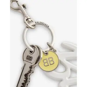 Balenciaga Bb Silicone Keyring