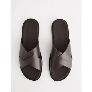 Orlebar Brown Muro Leather Sandals - Brown