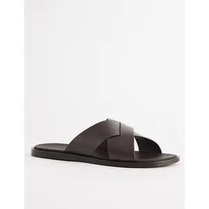 Orlebar Brown Muro Leather Sandals - Brown