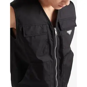 Prada Re-nylon Brand-plaque Vest