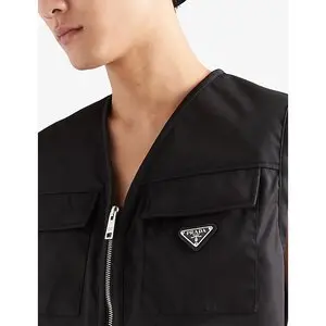 Prada Re-nylon Brand-plaque Vest