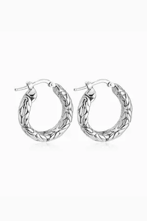 ORADINA Byzantine Artisan Hoop Earrings
