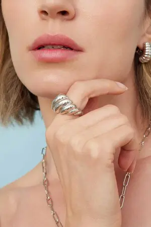 ORADINA Sterling Lady Finger Ring