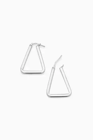 ORADINA Trinity Midi Hoop Earrings