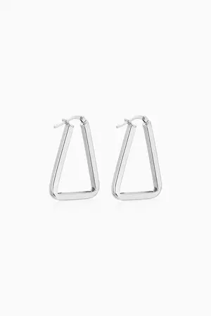 ORADINA Trinity Midi Hoop Earrings