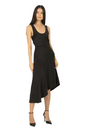 SECRET PON-PON Lara Silk Tank Top - Black