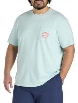 Vineyard Vines Big & Tall Painted Redfish Graphic Tee
