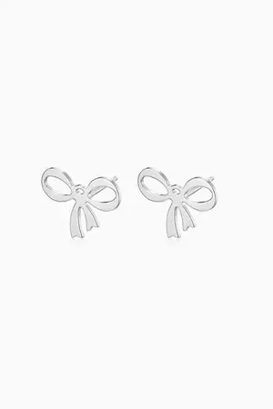ORADINA Wrap Me Up Bow Stud Earrings