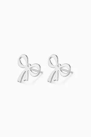 ORADINA Wrap Me Up Bow Stud Earrings