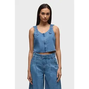 Hudson Jeans Boxy Denim Vest