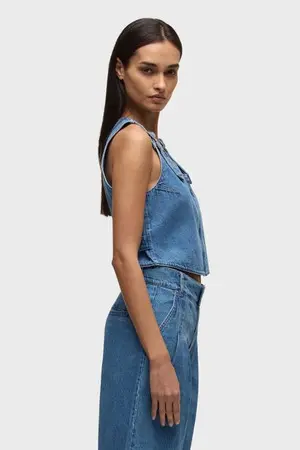 Hudson Jeans Boxy Denim Vest