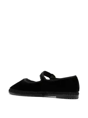 FLABELUS Antonia Ballerina Flats - Black