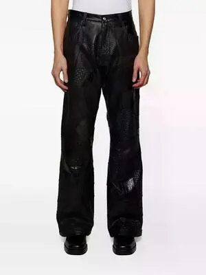 EARTHLING VIP Flared Patchwork Trousers
