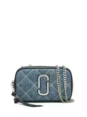 Marc Jacobs The Quilted Denim Chain Snapshot Bag