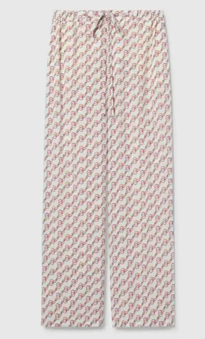 Gucci Printed Silk Pants