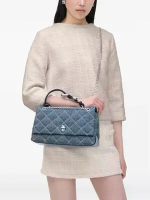 Marc Jacobs Quilted Denim Shoulder Bag - Blue