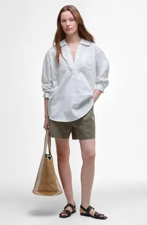 Barbour Cecile Cotton-linen Shirt