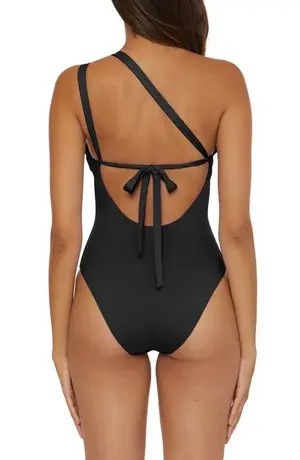 SOLUNA Tahiti One-shoulder Cutout One-piece Swimsuit