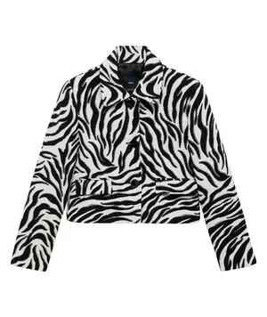 Mango Zebra Print Jacket