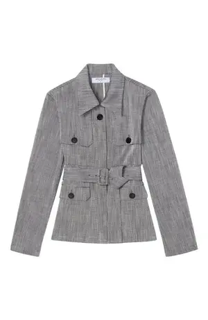 M.M.LAFLEUR Emery Safari Blazer Porto Weave
