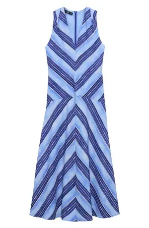 Mango Stripe A-line Dress