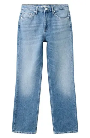 MANGO Matilda Mid-Rise Straight-Leg Jeans