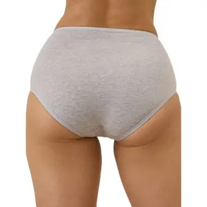 PACT Organic Cotton Everyday High Rise Brief 6-pack Cool Neutrals