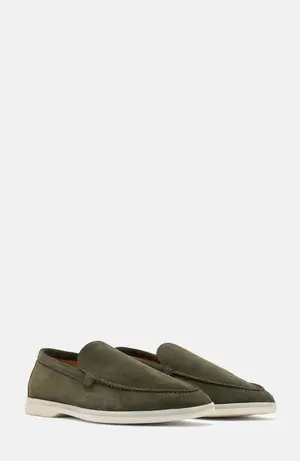 SCAROSSO Ludovico Loafers - Olive - Suede