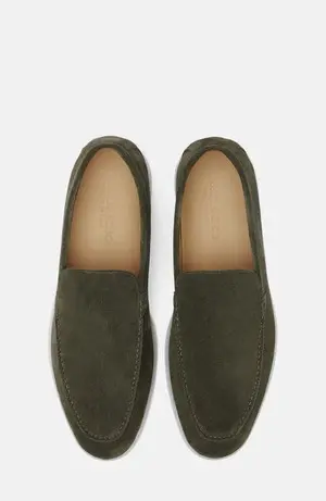 SCAROSSO Ludovico Loafers - Olive - Suede
