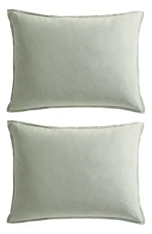 CALVIN KLEIN HOME Modern Cotton Blend Comforter & Sham Set - Pastel Green