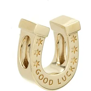 Adina Reyter Good Luck Horseshoe Pendant Charm - Yellow