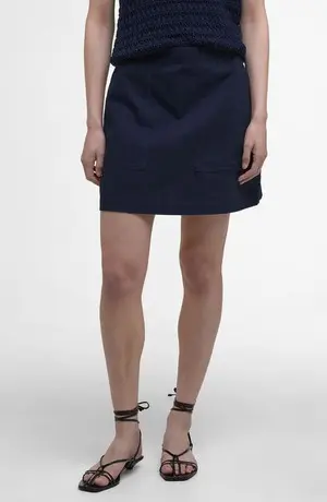 Barbour Cary Cotton Twill Miniskirt