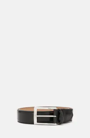 SCAROSSO Classic Belt - Black Calf