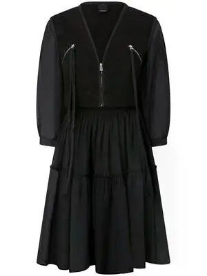 Pinko Zipped Midi Dress