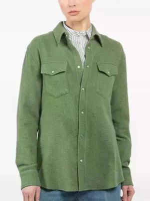 GOD'S TRUE CASHMERE Cashmere Shirt - Green