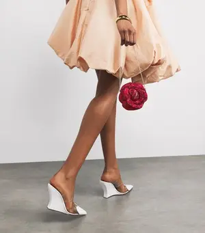 Judith Leiber Crystal-embellished Rose Clutch